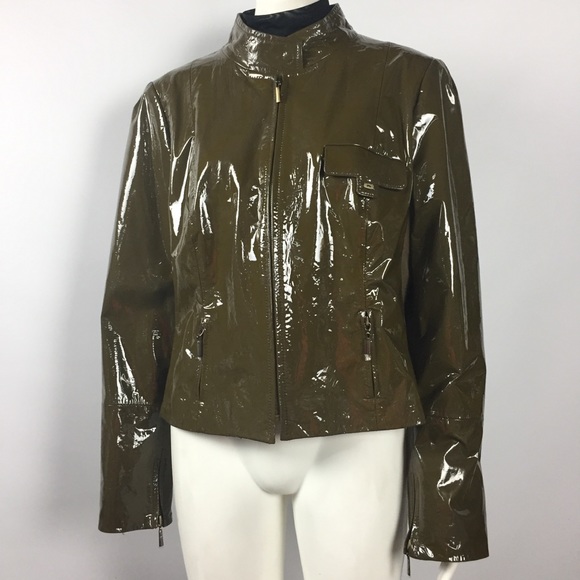 Worth | Jackets & Coats | Worth Patent Leather Moto Jacket | Poshmark